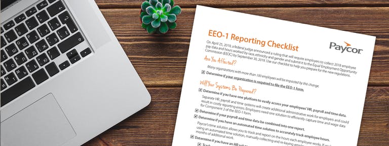 EEO-1 Report Checklist