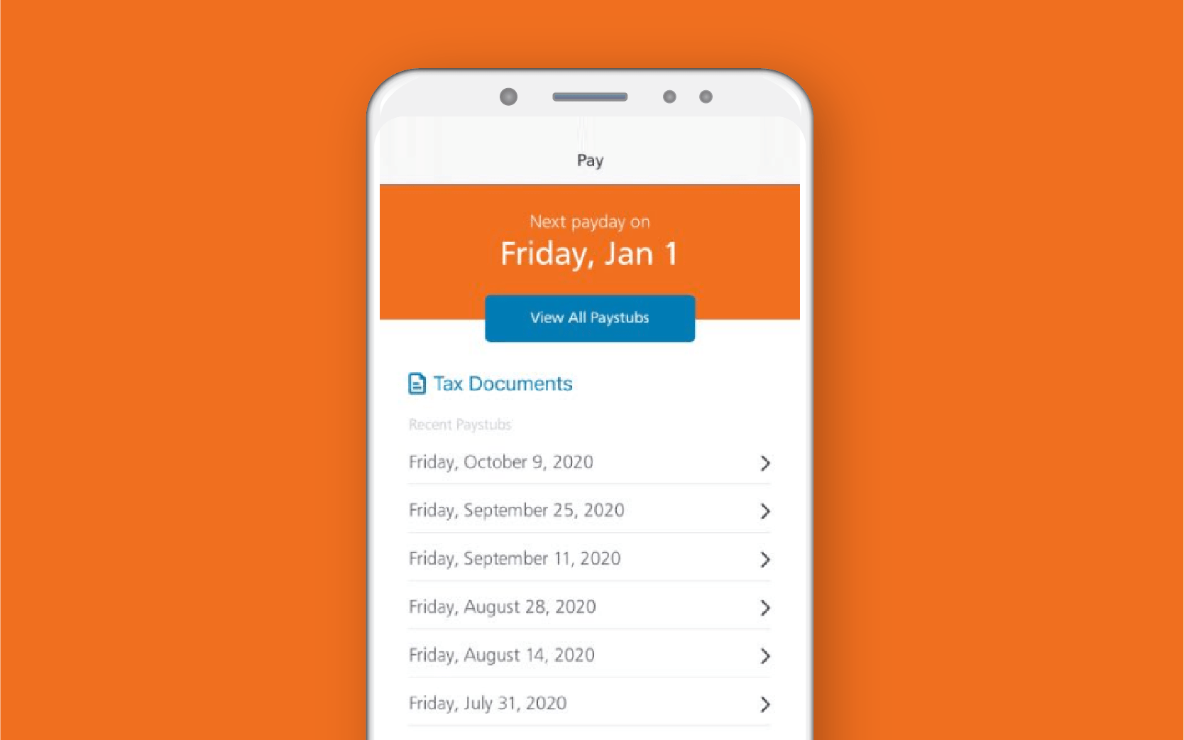 Mobile phone showing Paycor employee self service tax documents against ... Mobile phone showing Paycor employee self service tax documents against ...