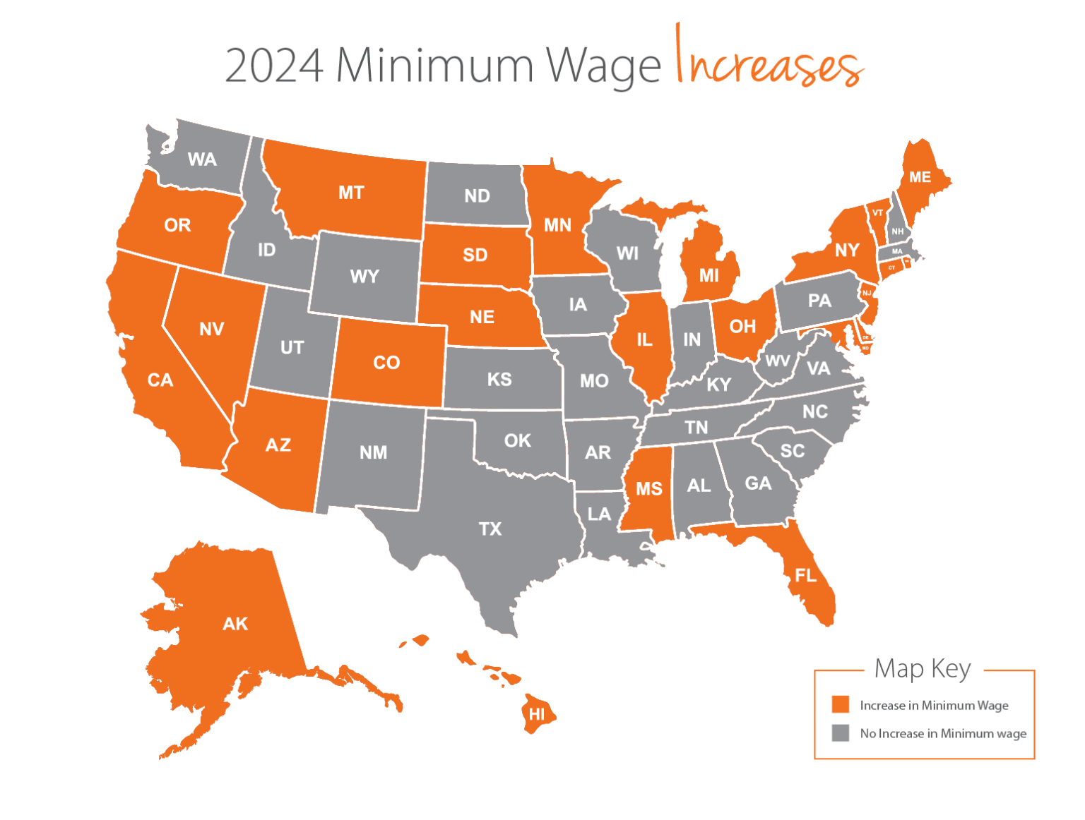 Minimum Wage by State – Updates for 2024