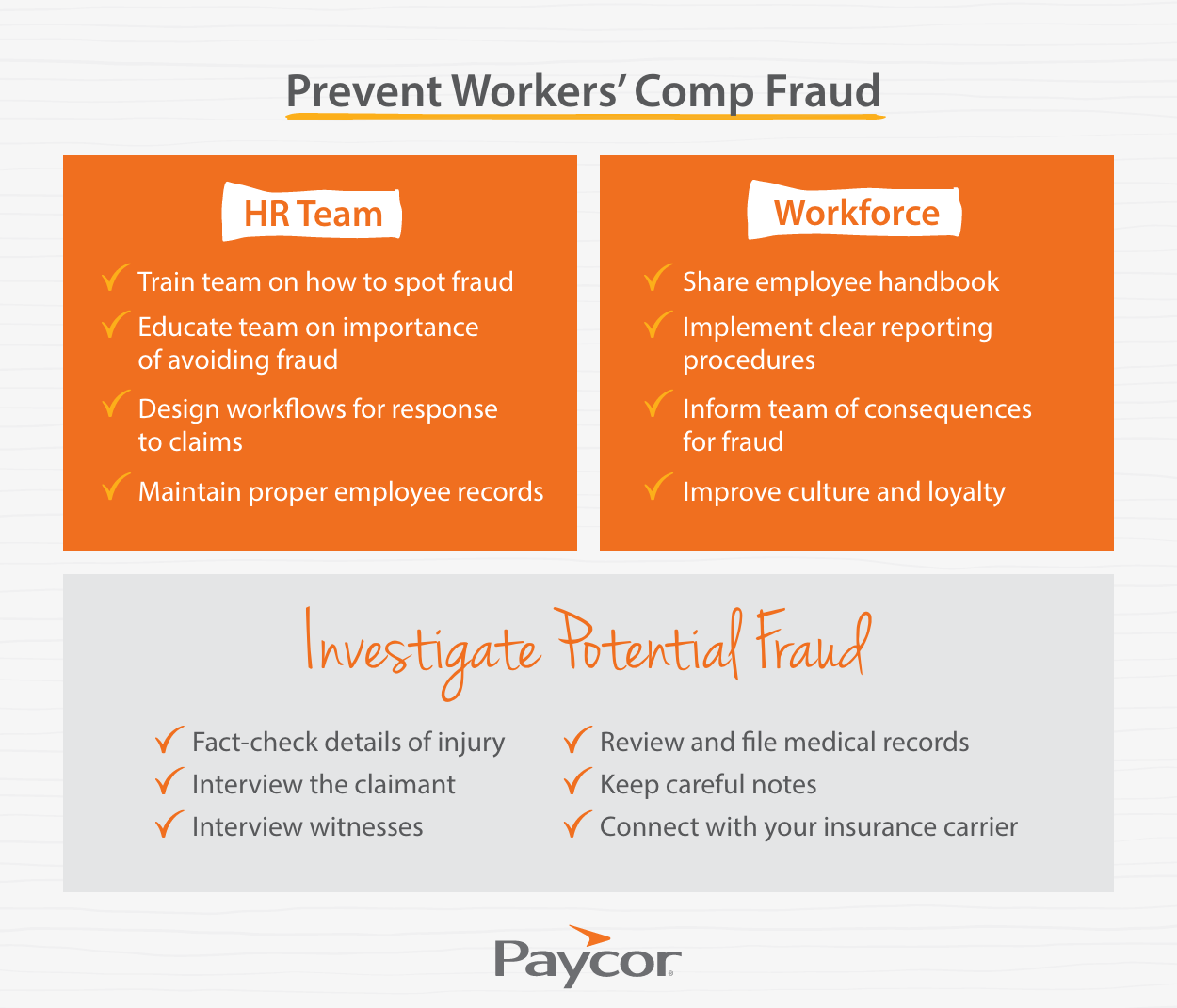 How to Prevent Workers’ Comp Fraud